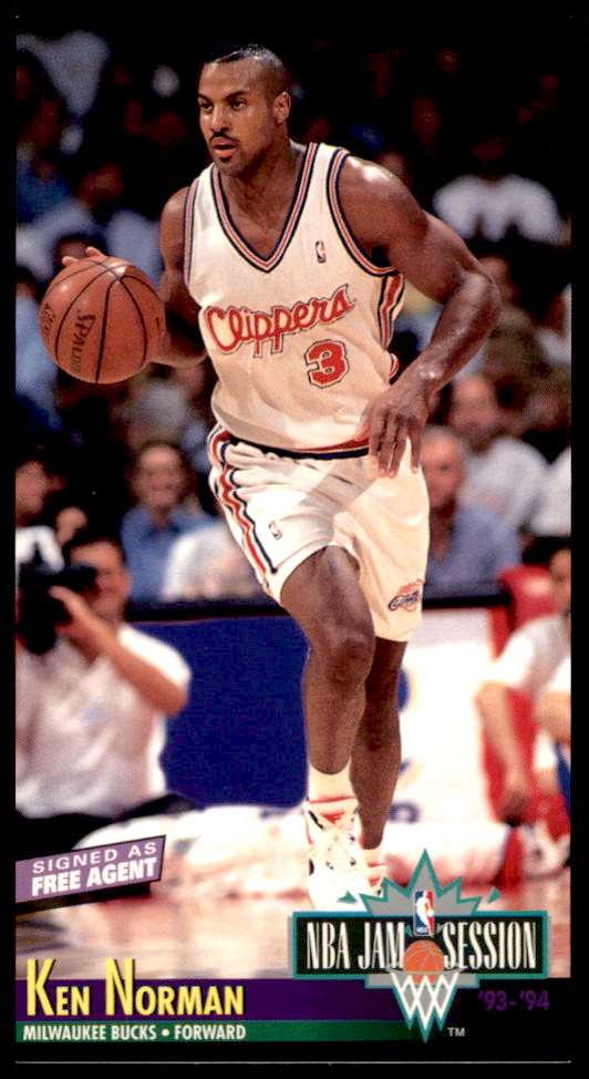 1993-94 NBA Jam Session Ken Norman #128 on Kronozio