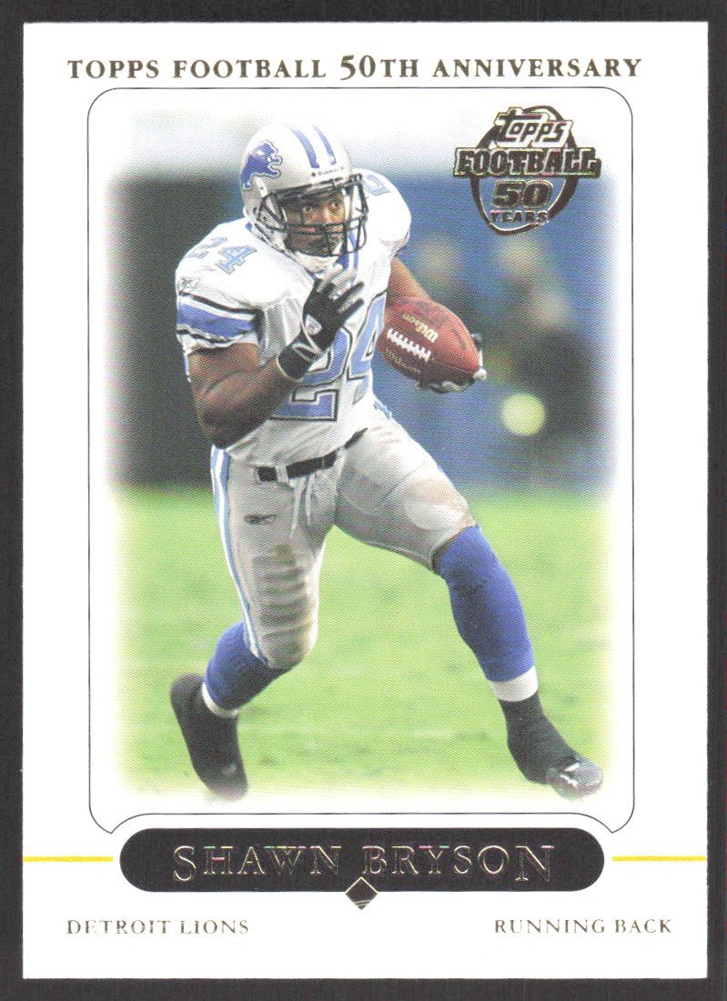 2005 Topps 1st Edition Shawn Bryson Detroit Lions #296 | eBay