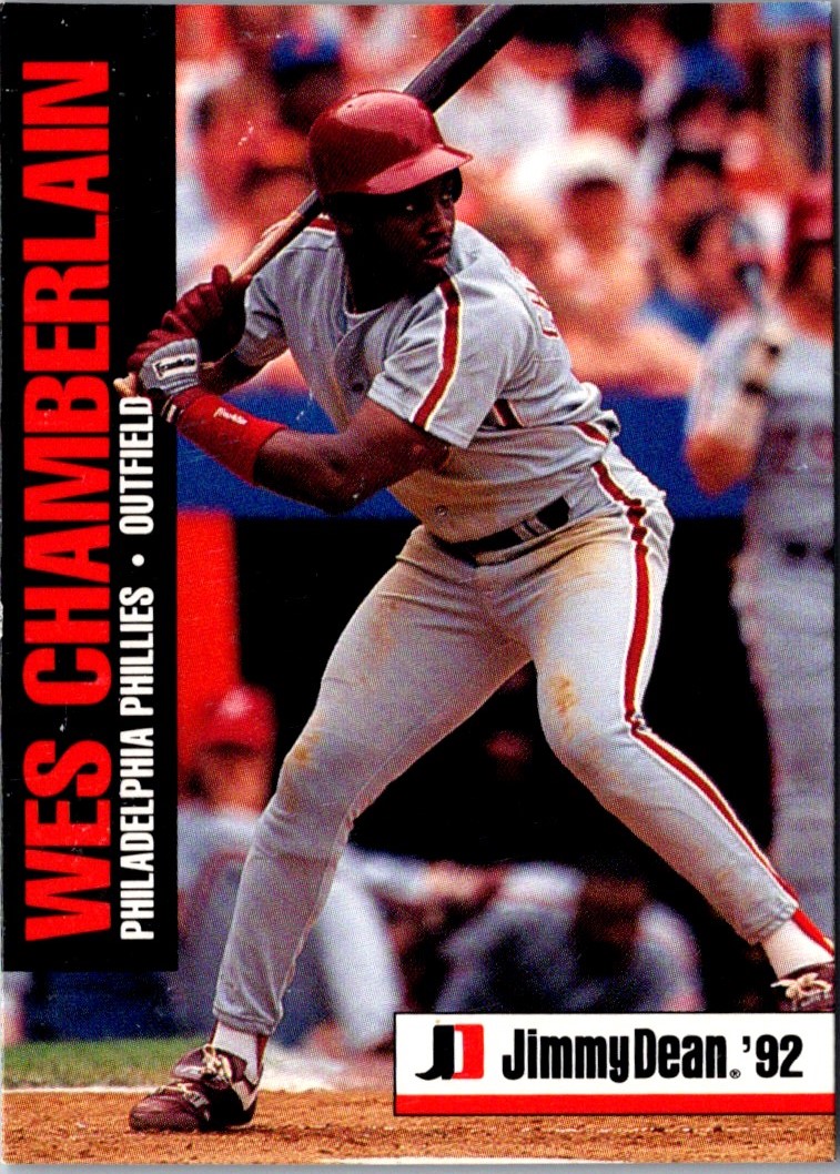 1992 Jimmy Dean Wes Chamberlain #17 on Kronozio