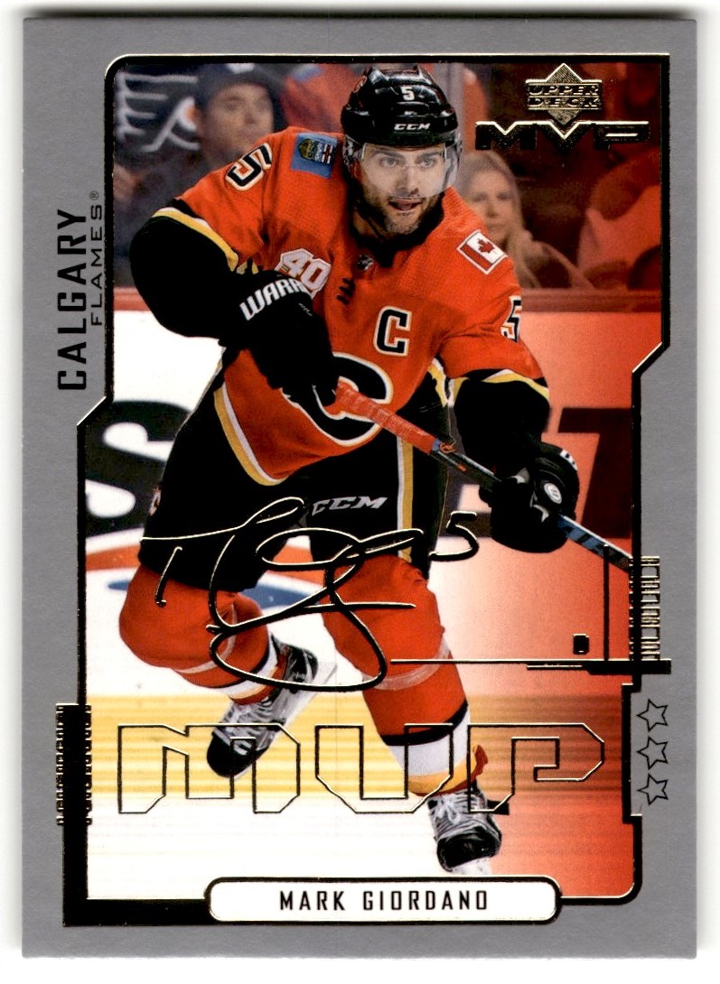 2020-21 Upper Deck MVP 20th Anniversary Third Star Mark Giordano #45 on ...