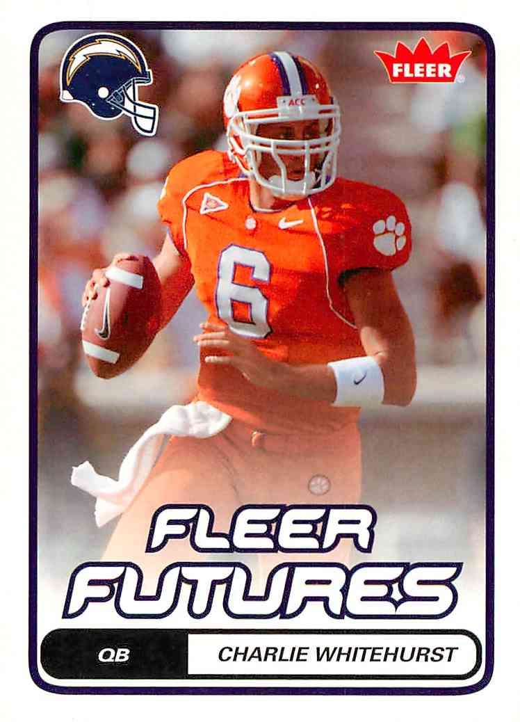 2006 Fleer Futures Charlie Whitehurst #120 on Kronozio