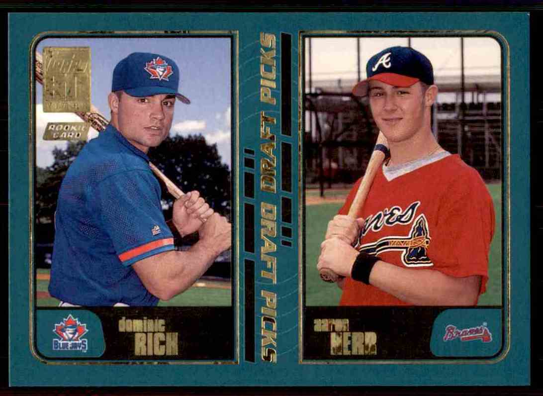 2001 Topps Dominic Rich / Aaron Herr #358 on Kronozio