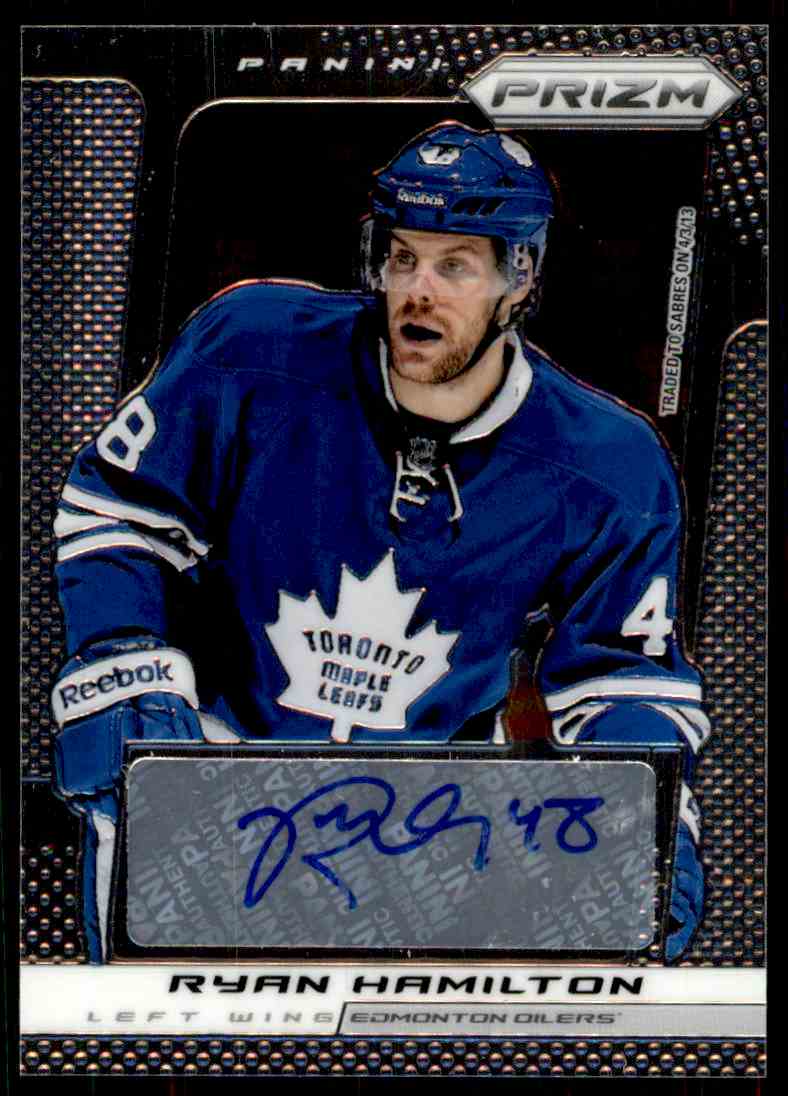 2013-14 Panini Prizm Autographs Ryan Hamilton #A-RH on Kronozio