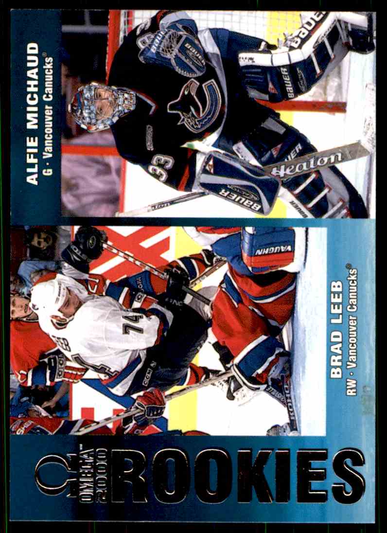 1999-00 Omega Brad Leeb Alfie Michaud #240 on Kronozio