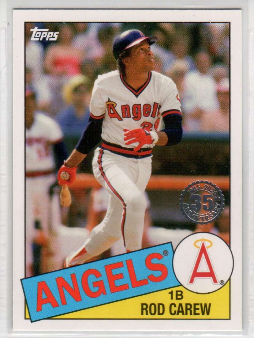 2020 Topps Series 1 1985 Topps Rod Carew #85-23 on Kronozio