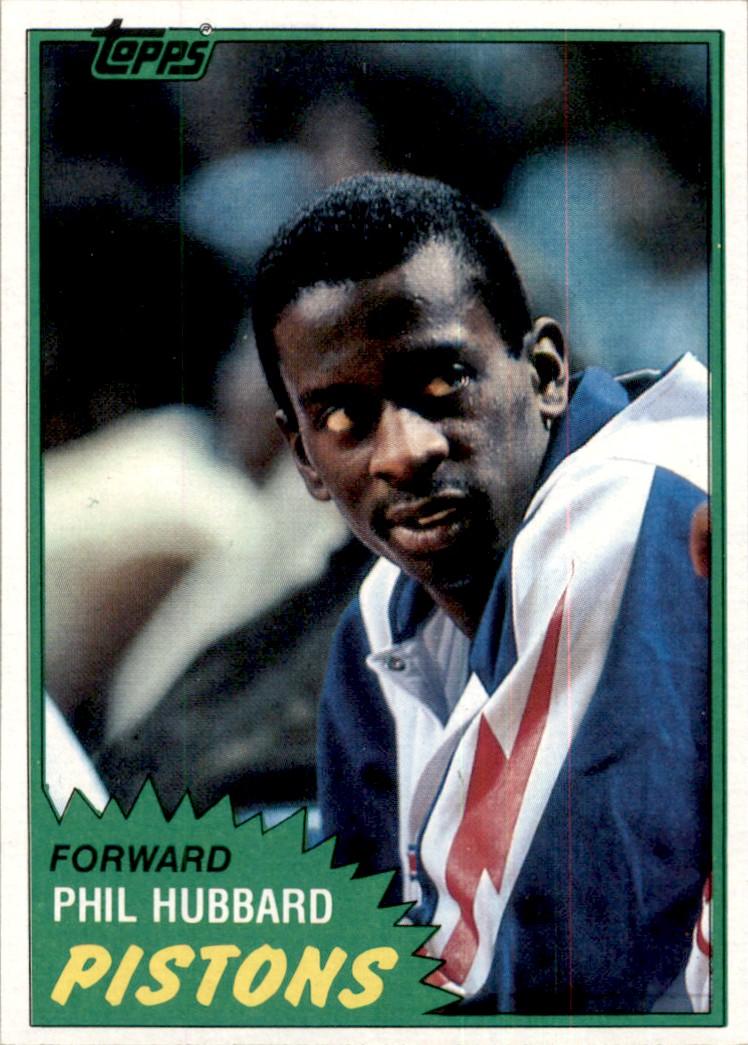 1981-82 Topps Basketball Phil Hubbard (D) Detroit Pistons #MW82 | eBay
