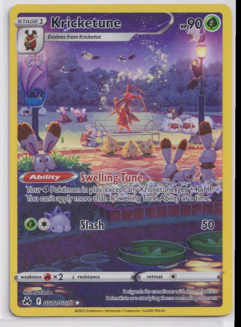 2023 Sword & Shield Series - Crown Zenith - Galarian Gallery Kricketune ...