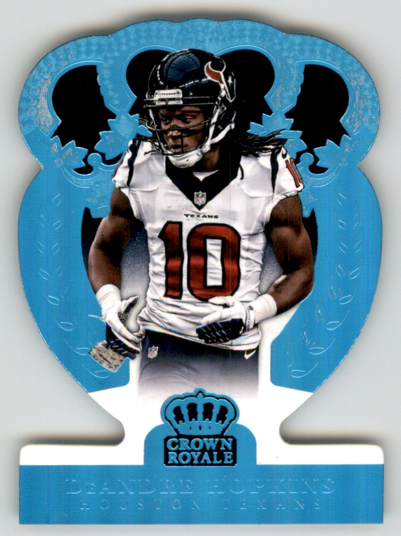 2014 Crown Royale Retail Blue Holofoil DeAndre Hopkins #92 on Kronozio