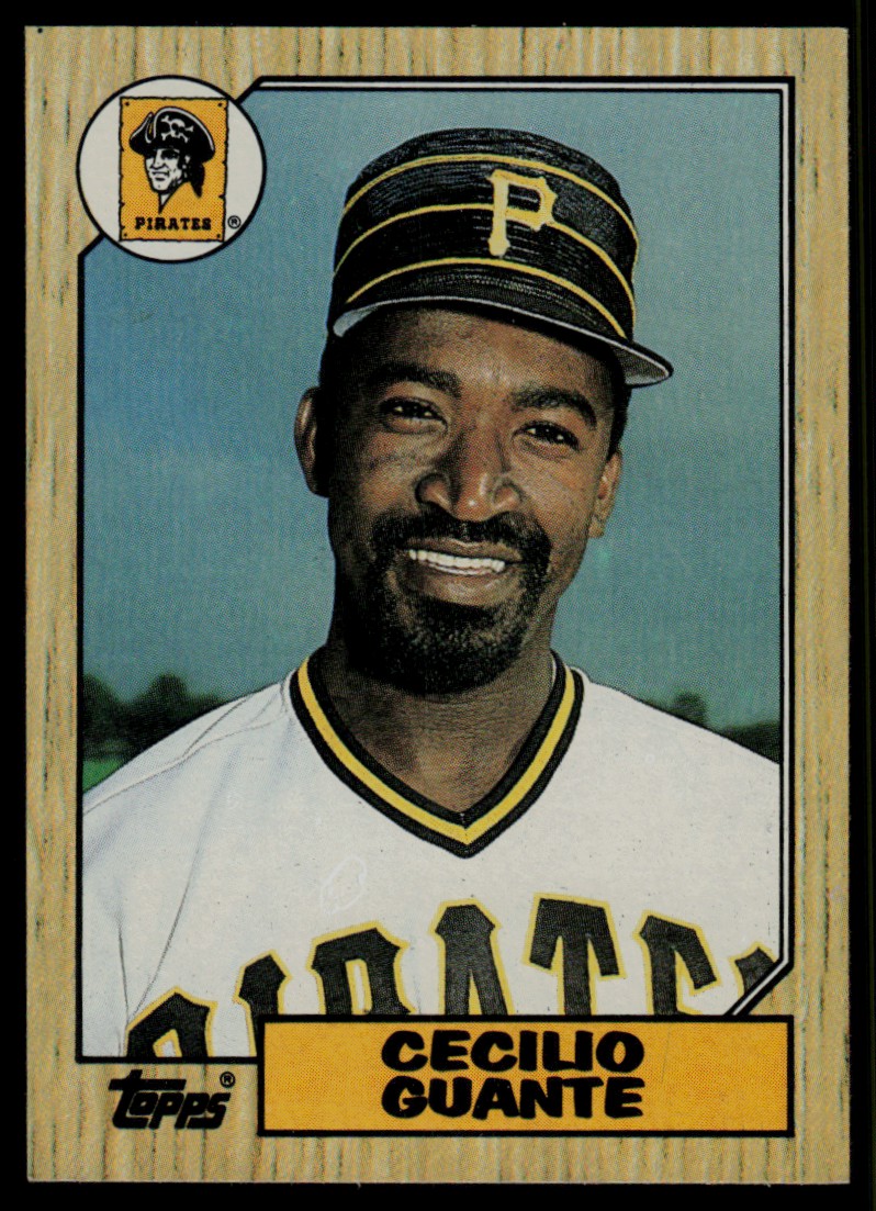 1987 Topps Cecilio Guante #219 on Kronozio