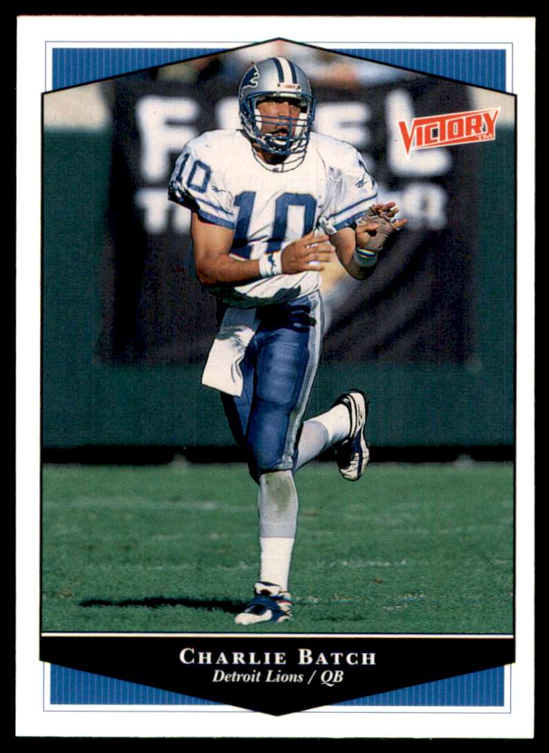 1999 Upper Deck Victory Football Card Charlie Batch #93 on Kronozio