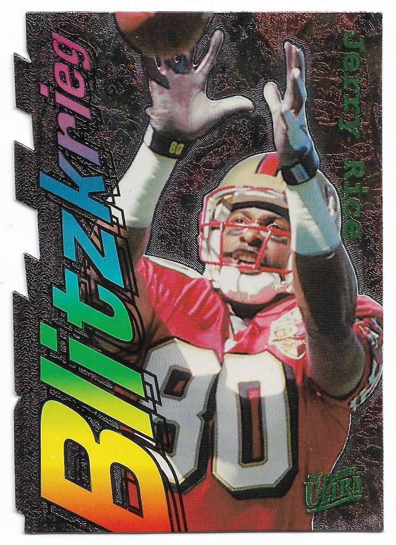 1997 Ultra Blitzkrieg Die Cuts Jerry Rice #11 on Kronozio