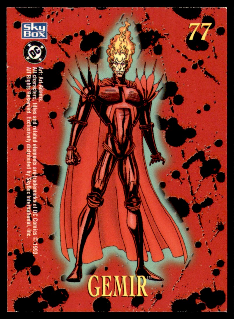 1993 DC Bloodlines Gemir #77 on Kronozio