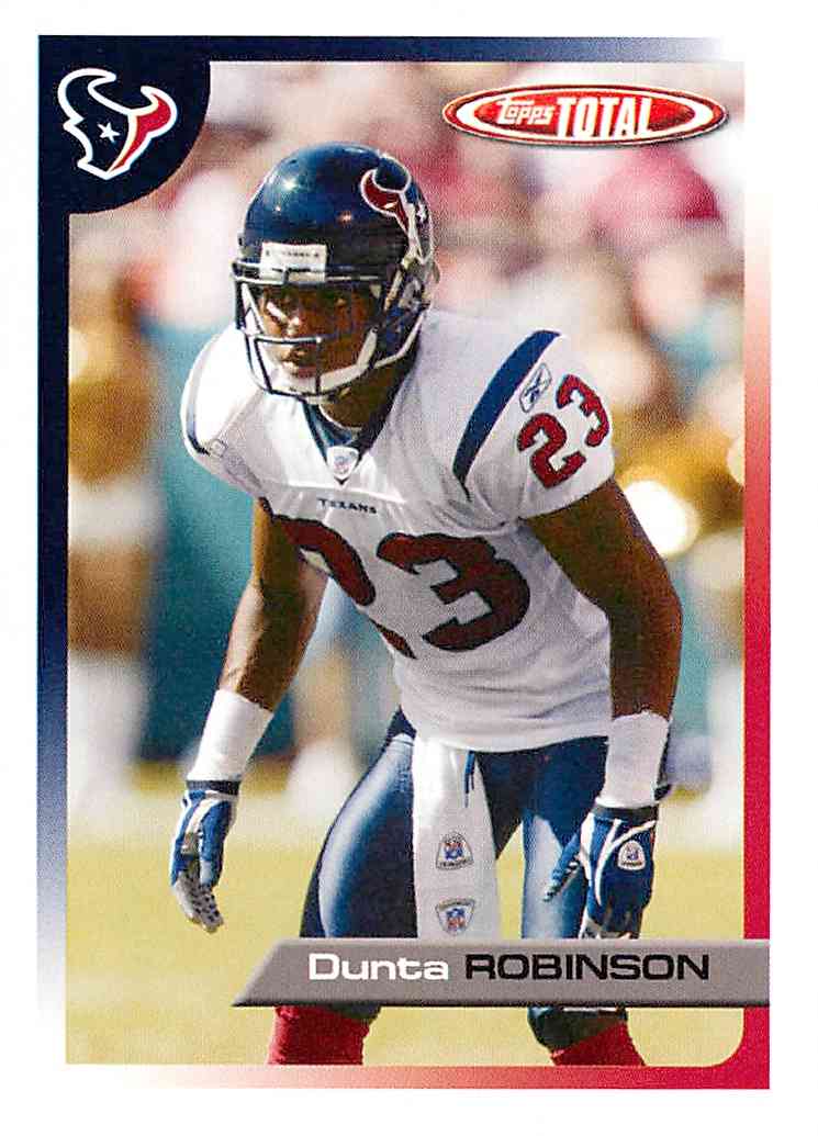 2005 Topps Total Dunta Robinson #311 on Kronozio