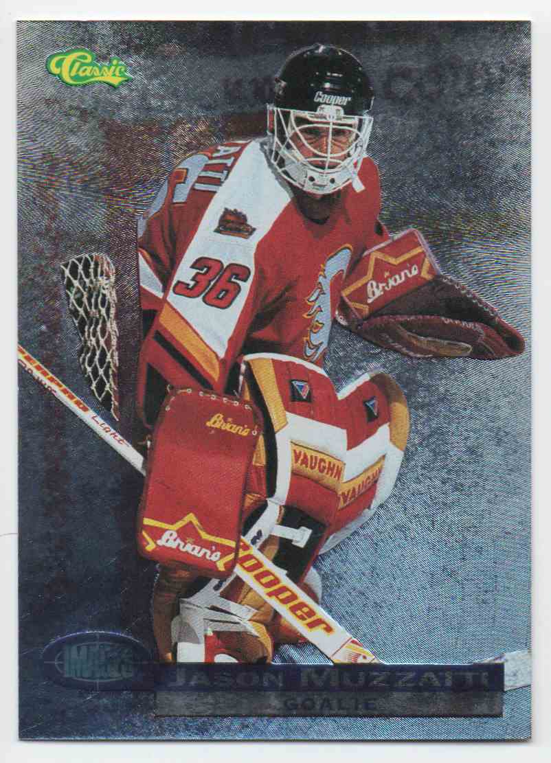 1995-96 Classic Images Jason Muzzatti #52 on Kronozio
