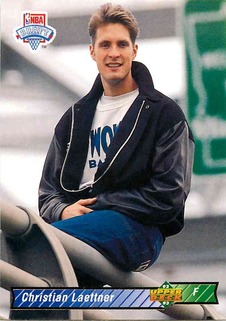 1992-93 Upper Deck NBA Draft Christian Laettner #3 on Kronozio