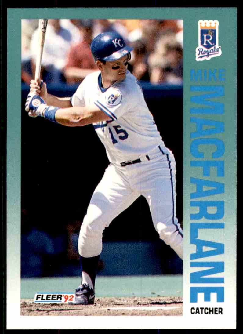 1992 Fleer Mike Macfarlane #161 on Kronozio