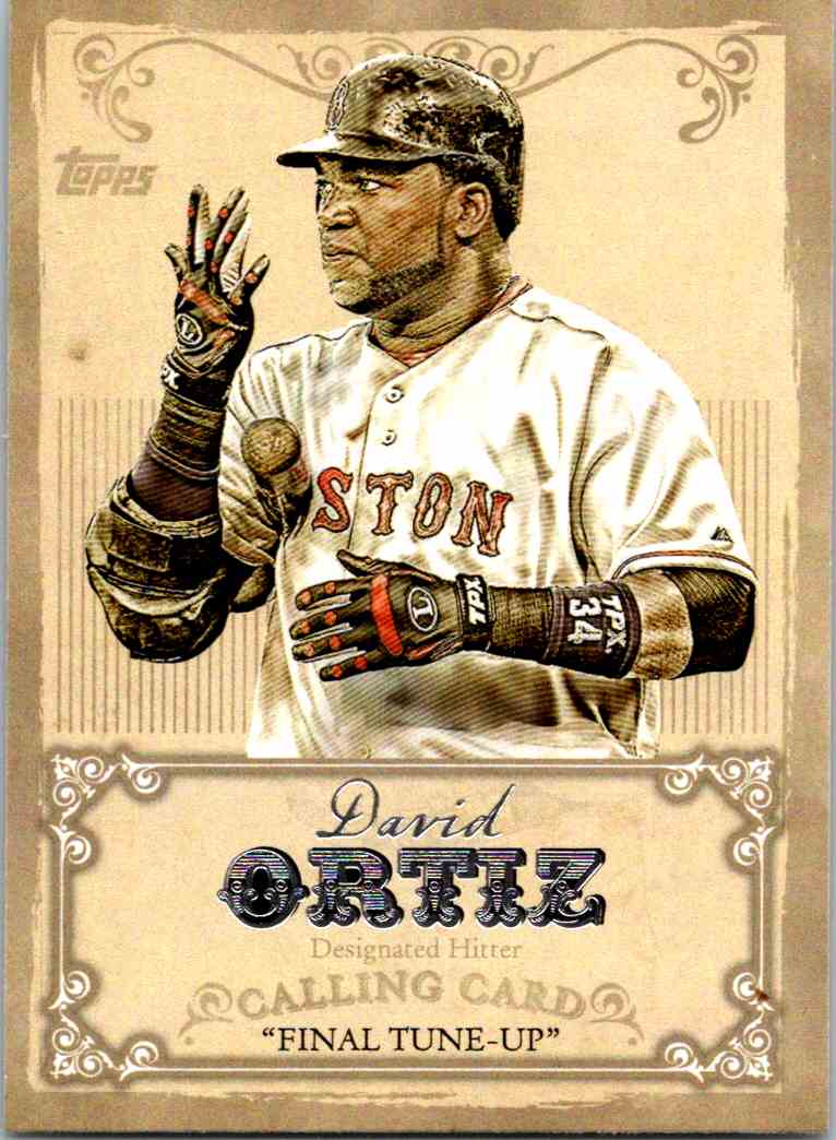 2013 Topps Baseball Calling Card David Ortiz #CC-4 on Kronozio