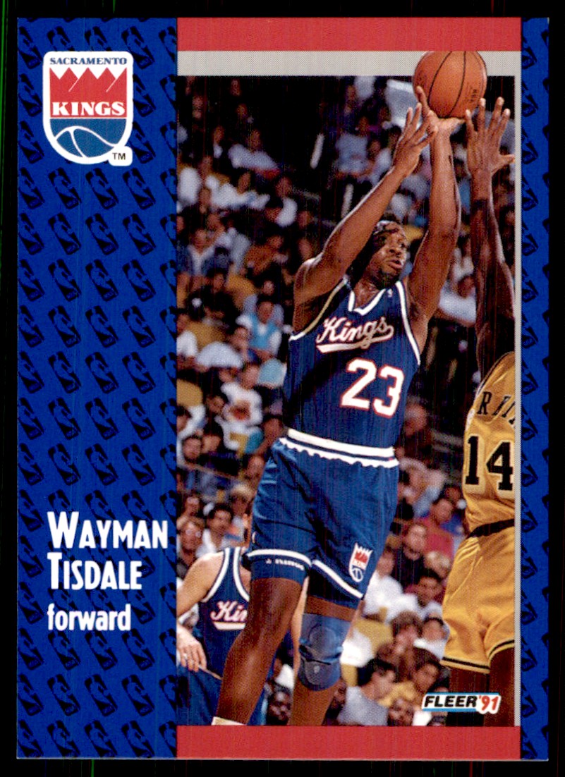 1991-92 Fleer Wayman Tisdale #181 on Kronozio