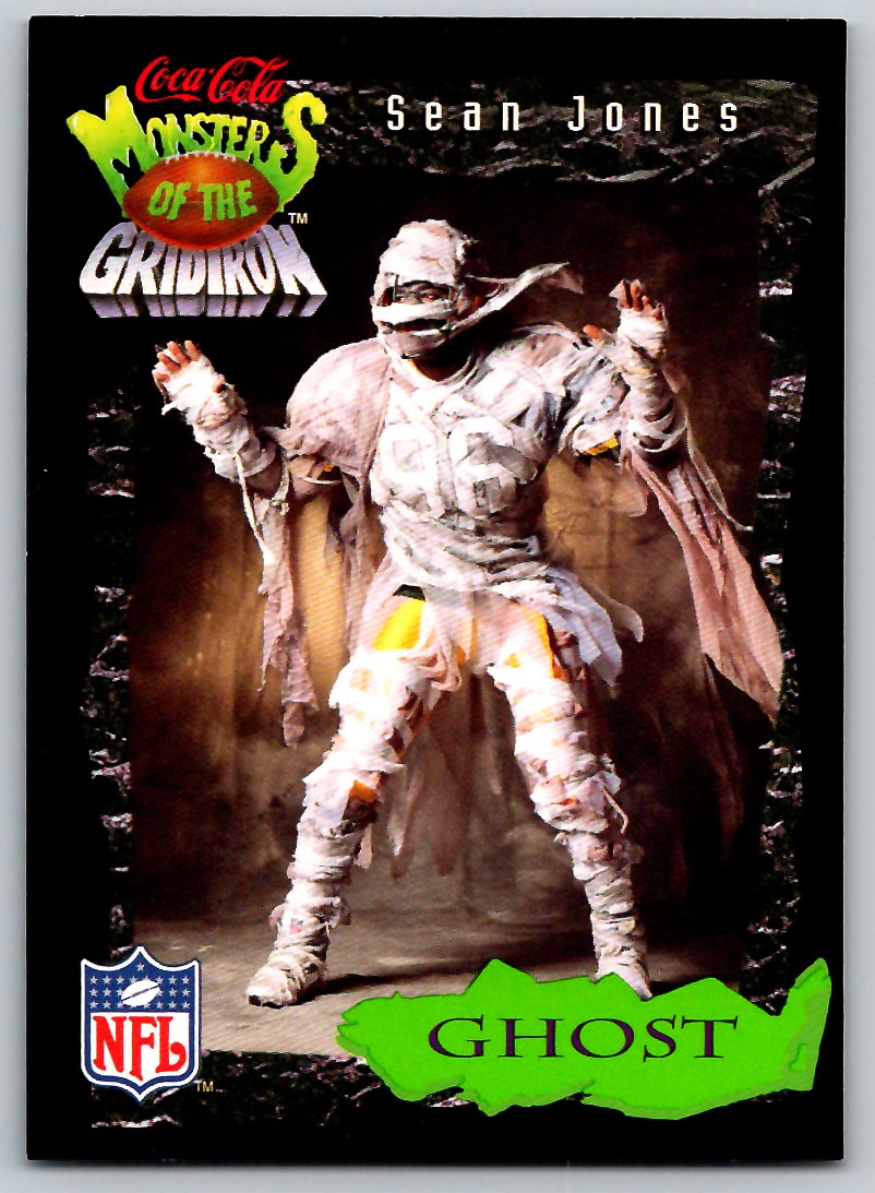 1994 Coca-Cola Monsters of the Gridiron Sean Jones #11 on Kronozio