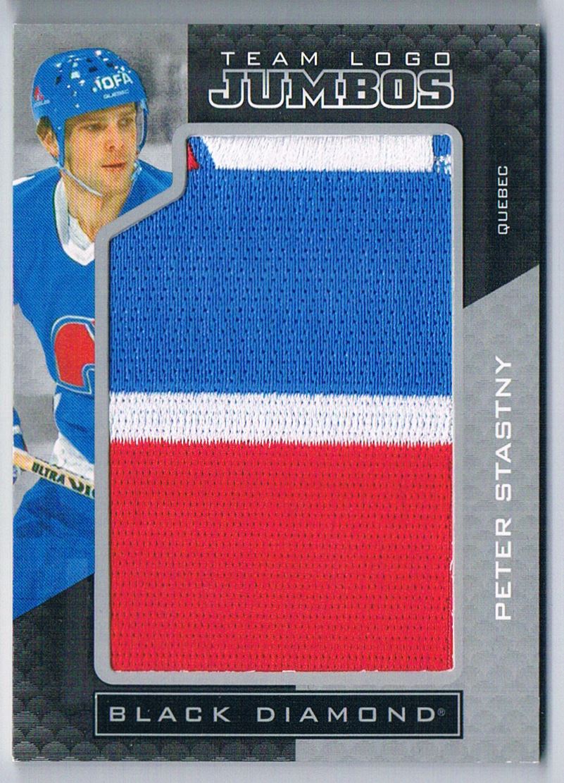 2021-22 Black Diamond Team Logo Jumbos Peter Stastny #TLQN-PS on Kronozio
