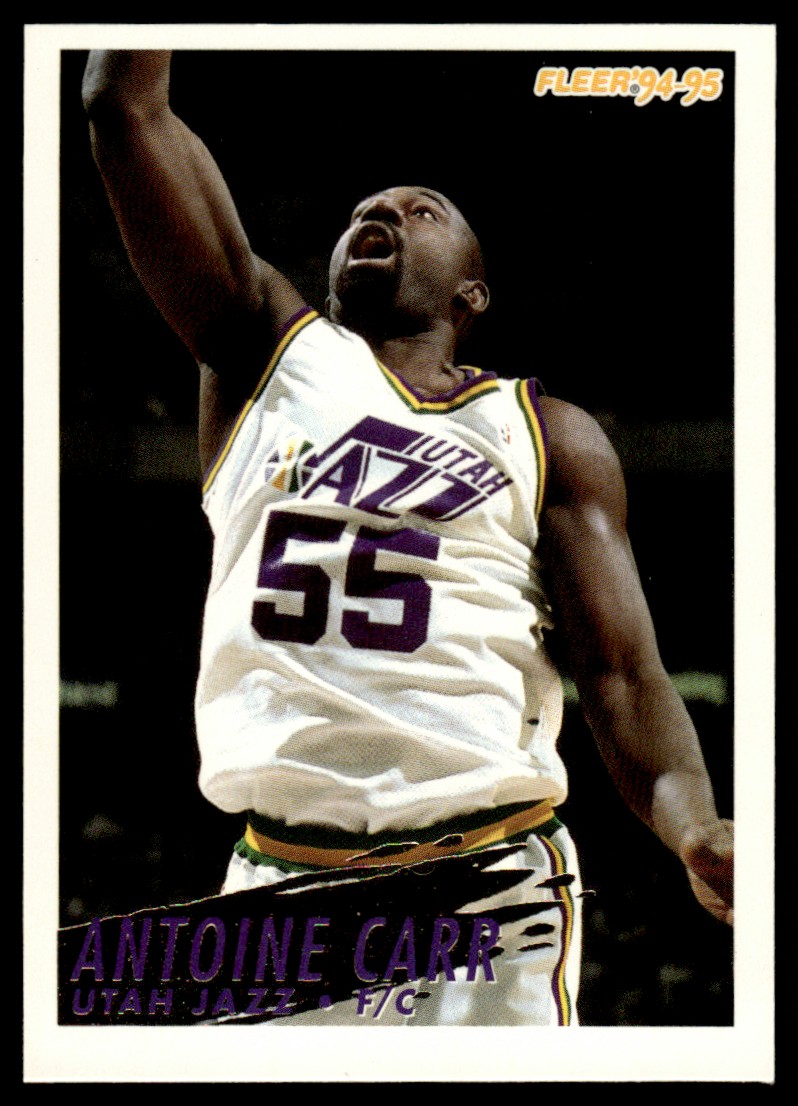 1994-95 Fleer Antoine Carr #376 on Kronozio