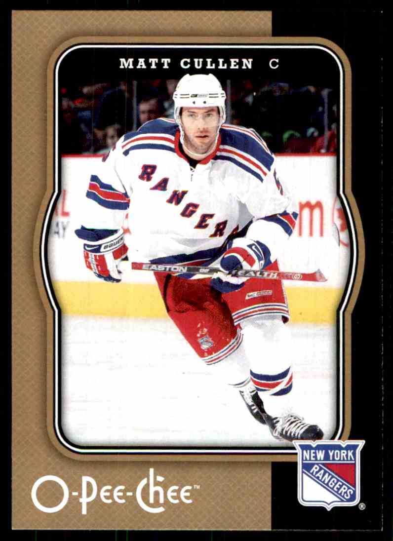 2007-08 O-Pee-Chee Matt Cullen #323 on Kronozio