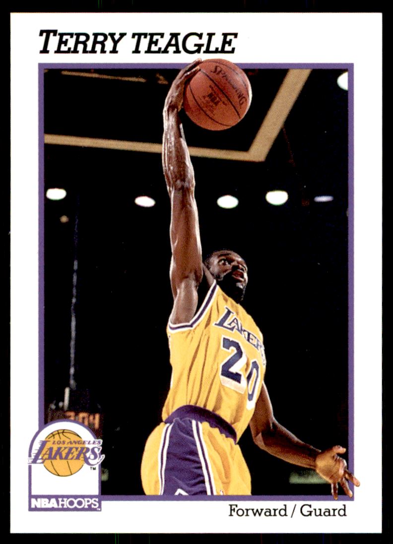 1991-92 Nba Hoops Terry Michael Teagle #104 on Kronozio