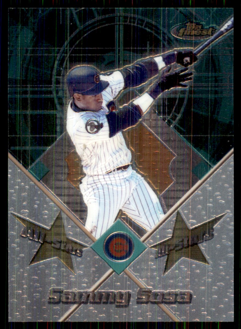 2001 Topps Finest All-Stars Sammy Sosa #FAS6 on Kronozio