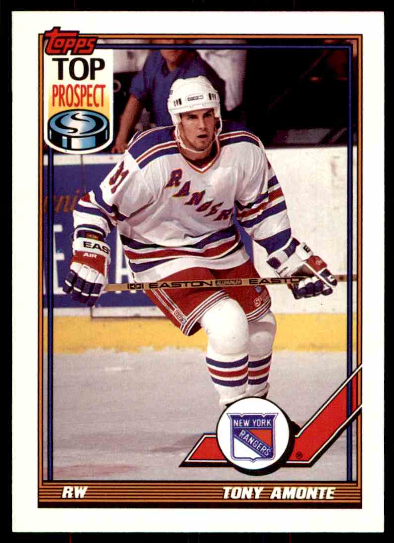 1991-92 Topps Tony Amonte #26 on Kronozio