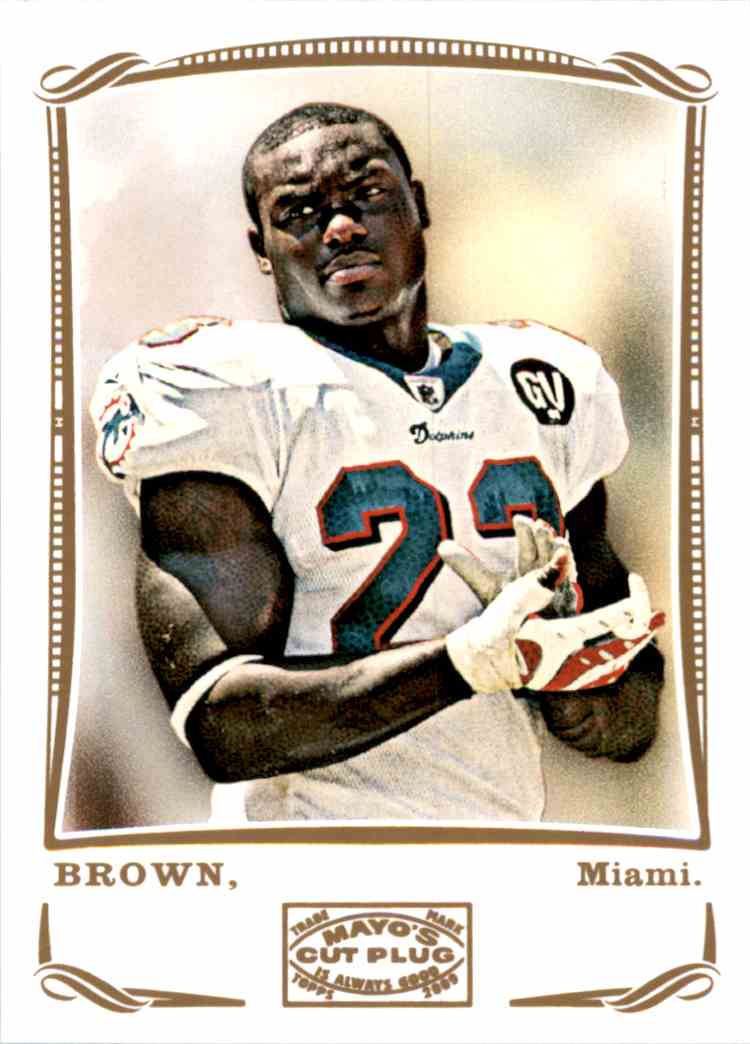 2009 Topps Mayo Football Card Ronnie Brown #229 on Kronozio