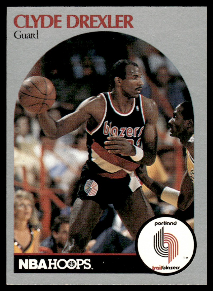 1990-91 Hoops Clyde Drexler #245 on Kronozio