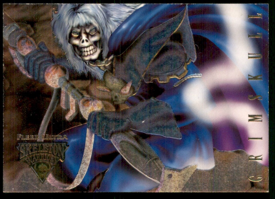 1995 Fleer Ultra Skeleton Warriors PowerBlast Grimskull #2 on Kronozio