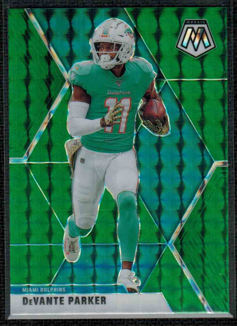 2020 Panini Mosaic Prizm Green DeVante Parker #122 on Kronozio