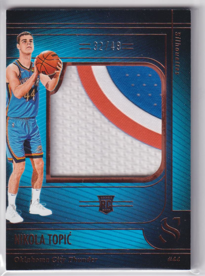 2025-26 Panini Silhouette Tri-color Patch /49 Nikola Topic #S-NKT on ...