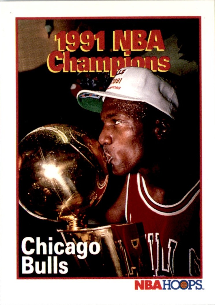 1991-92 Hoops 1991 NBA Champions-Chicago Bulls #543 on Kronozio