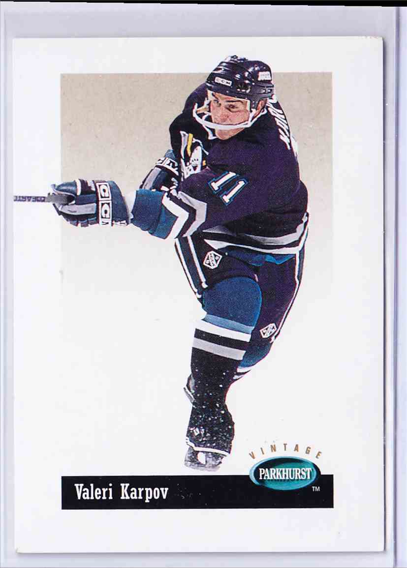 1994-95 Parkhurst Se Vintage Valeri Karpov #6 on Kronozio