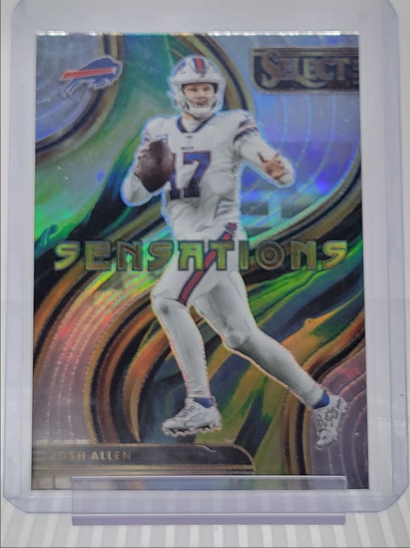 2022 SELECT SENSATIONS SILVER PRIZM BILLS JOSH ALLEN #SEN-2 on Kronozio