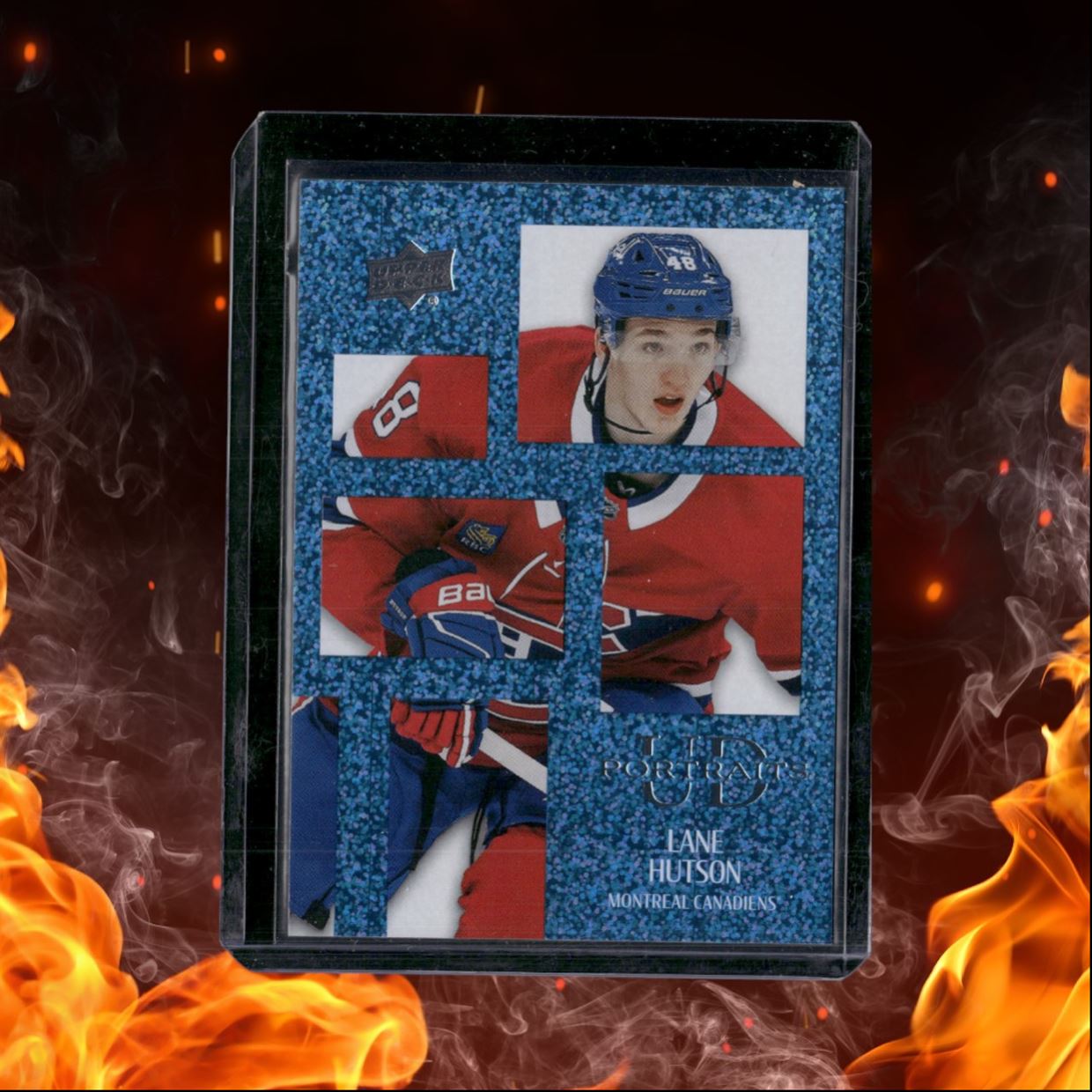 2024-25 Upper Deck Lane Hutson UD Portraits Speckled Rookie #P44 | eBay