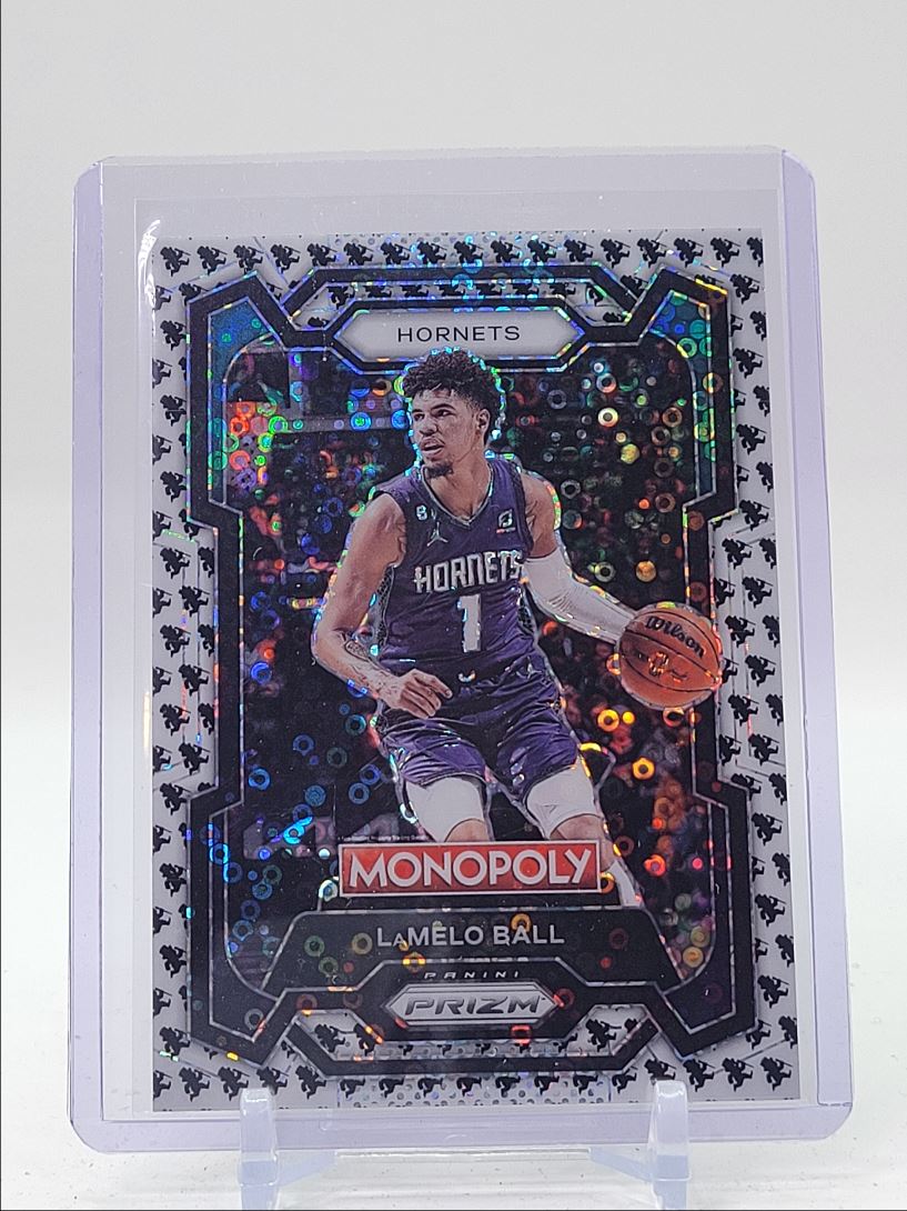 2023-24 PANINI PRIZM MONOPOLY RUNNING MR. MONOPOLY MAN LAMELO BALL on ...