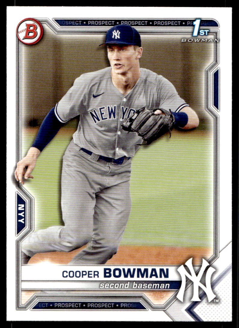 2021 Bowman Draft Cooper Bowman G64 New York Yankees #BD-87 | eBay