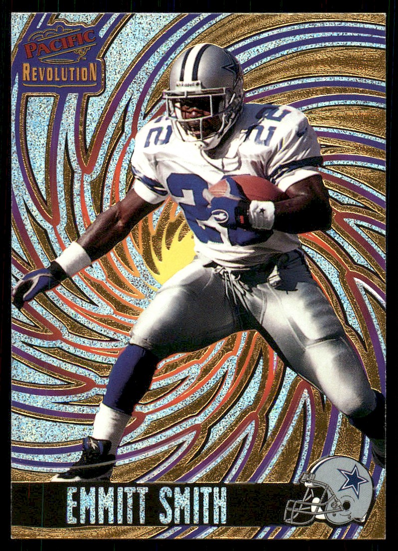 1996 Pacific Gridiron Emmitt Smith #34 on Kronozio