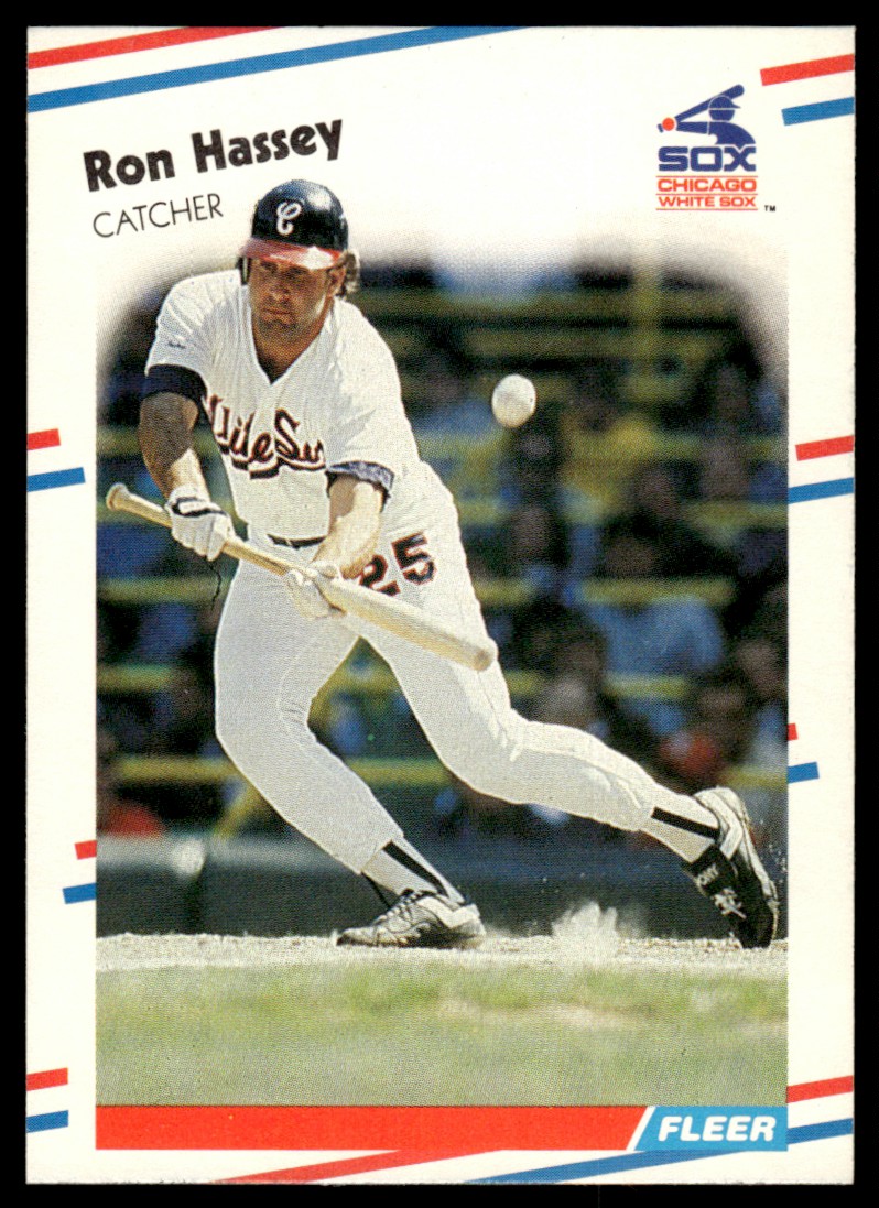 1988 Fleer Ron Hassey #399 on Kronozio