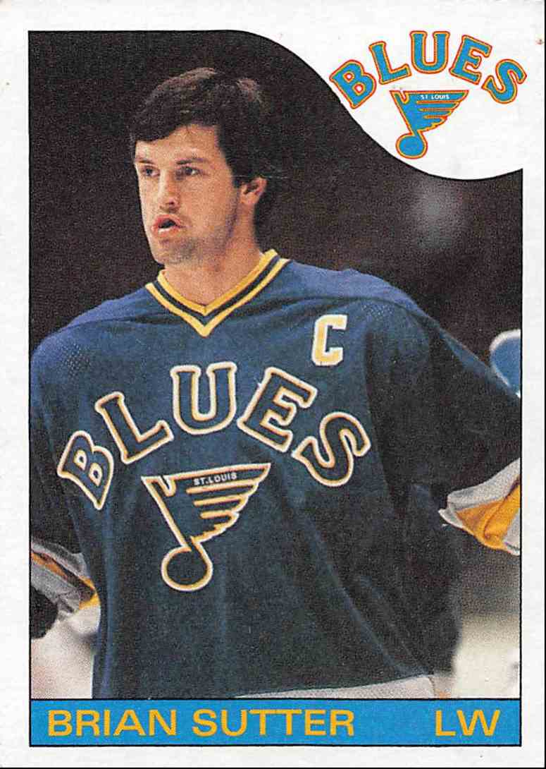 1985-86 Topps Brian Sutter #135 on Kronozio