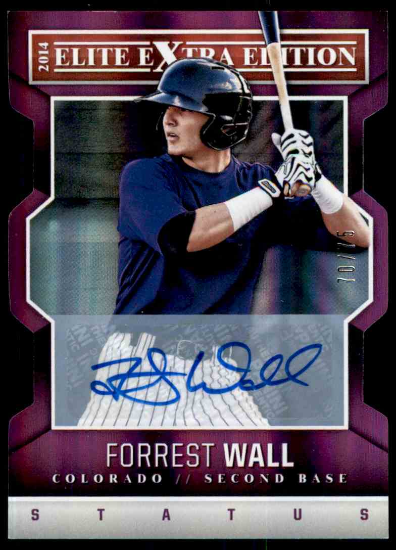 2014 Donruss Elite Extra Edition Status Forrest Wall on Kronozio