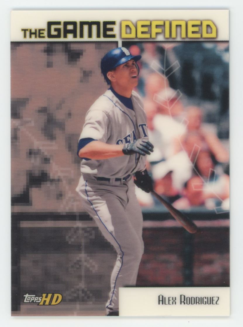 Alex Rodriguez 2001 Topps HD Game Defined #GD9 Seattle Mariners | eBay