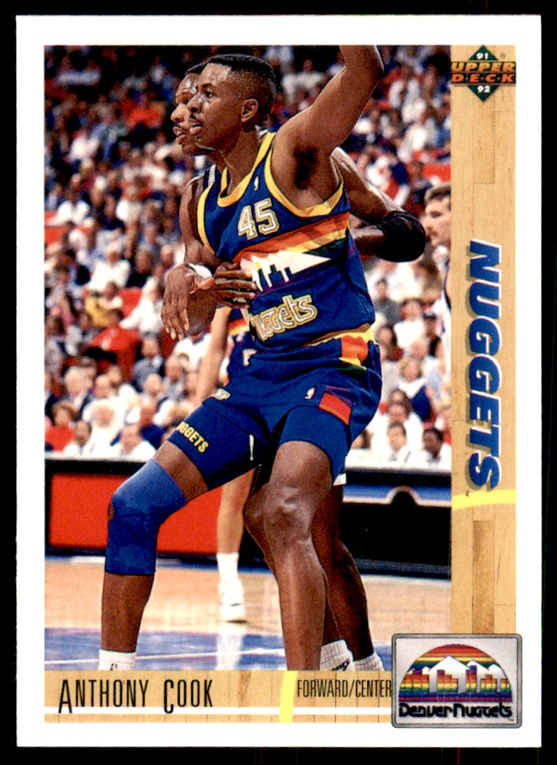 1991-92 Upper Deck Anthony Cook #203 on Kronozio