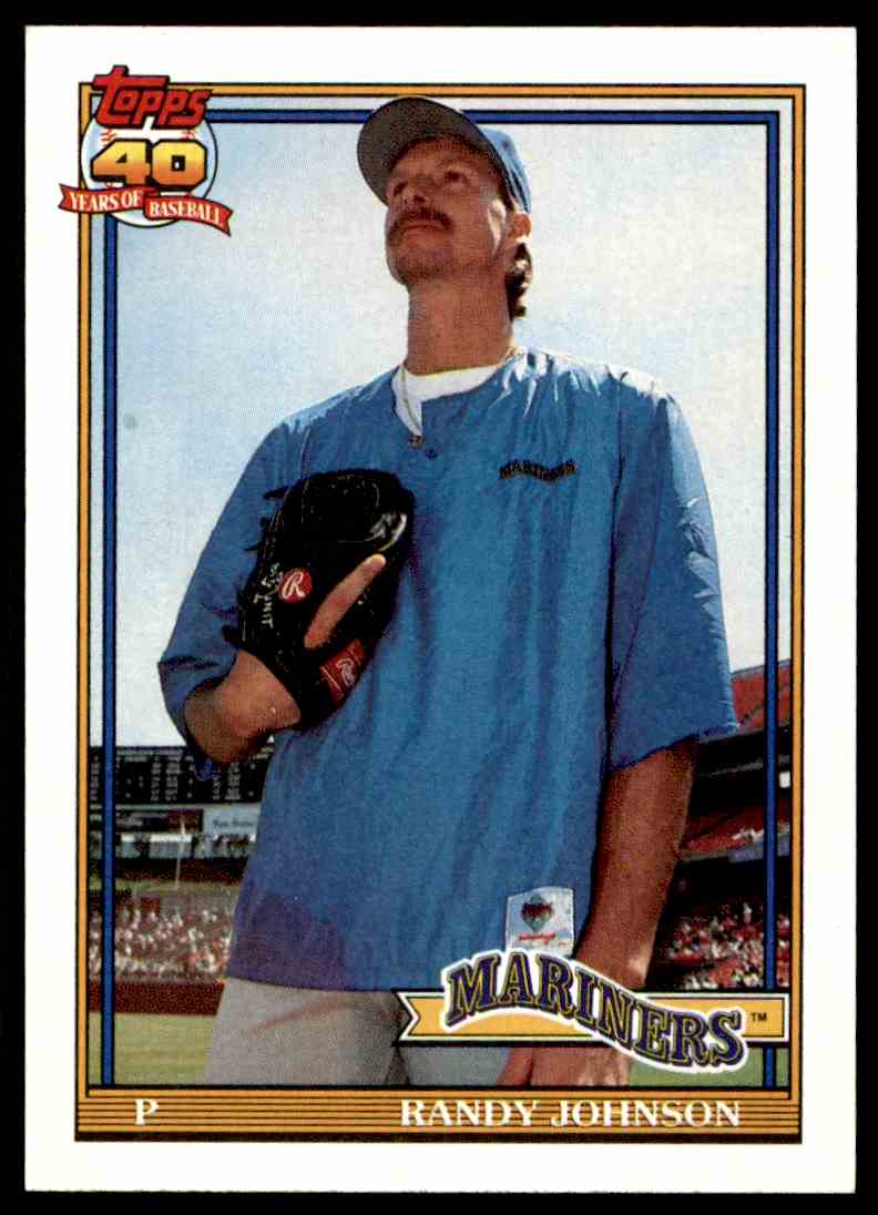 1991 Topps 40 Years Of Baseball Randy Johnson #225 on Kronozio