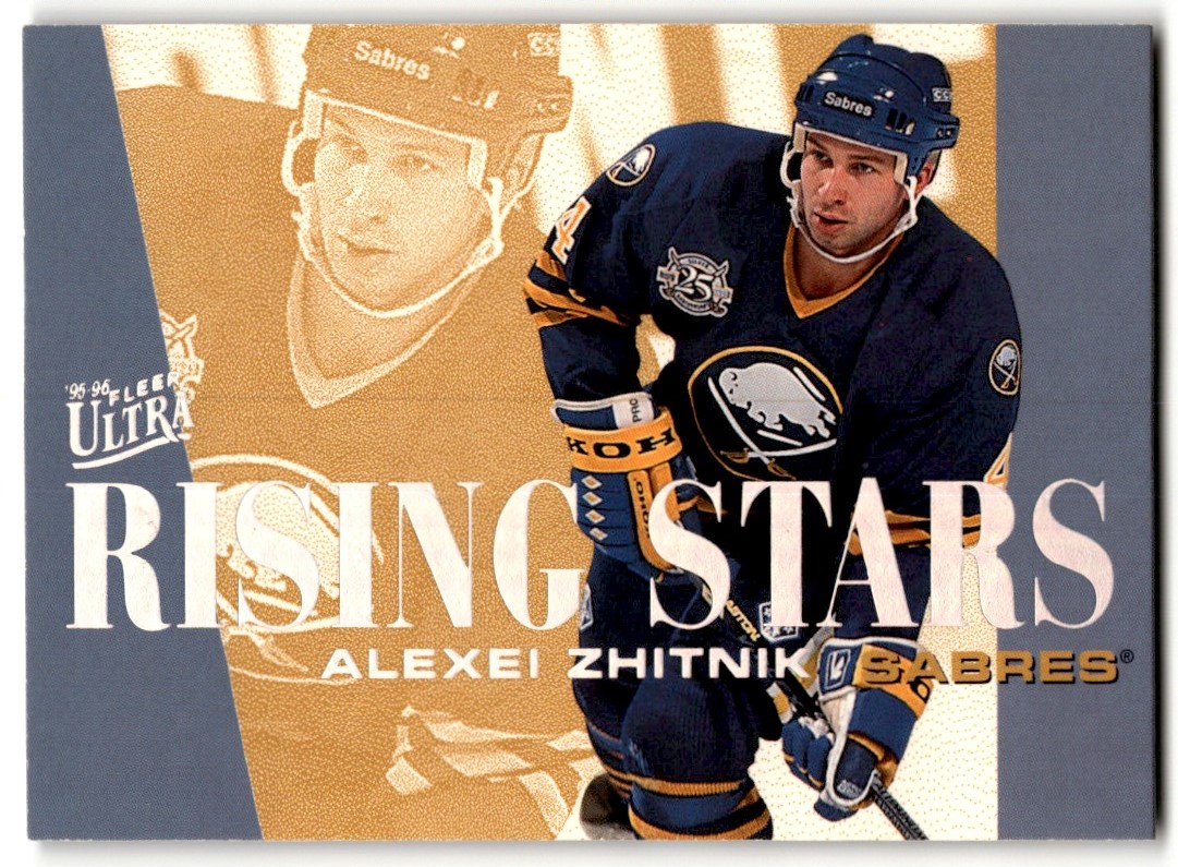 1995-96 Ultra Rising Stars Alexei Zhitnik #10 on Kronozio