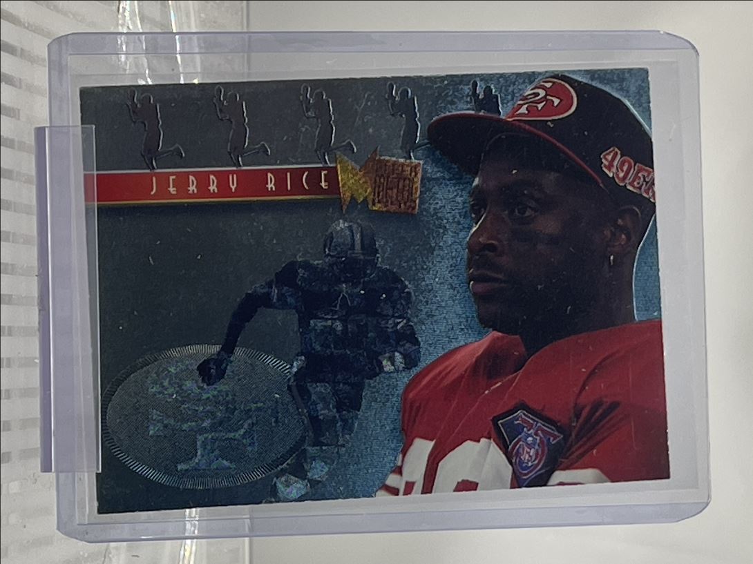 1995 FLEER METAL PLATINUM PORTRAITS 49ERS #6 JERRY RICE on Kronozio