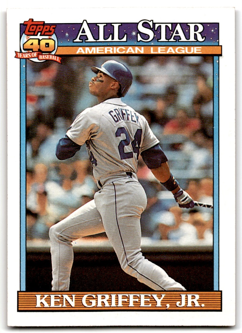 1991 Topps Baseball Card Ken Griffey Jr. #392 on Kronozio